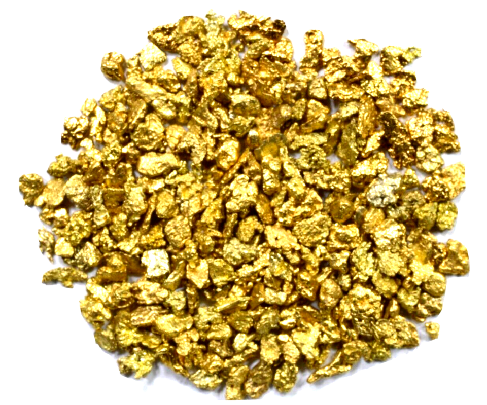 1 TROY OZ ALASKAN YUKON BC NATURAL PURE GOLD NUGGETS #10 MESH – LIQUID ...