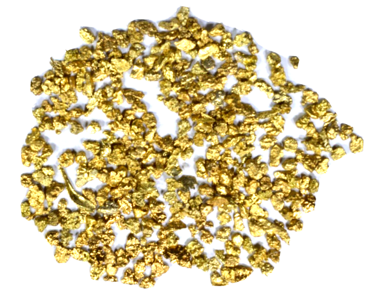 1 TROY OZ ALASKAN YUKON BC NATURAL PURE GOLD NUGGETS #10 MESH – LIQUID ...