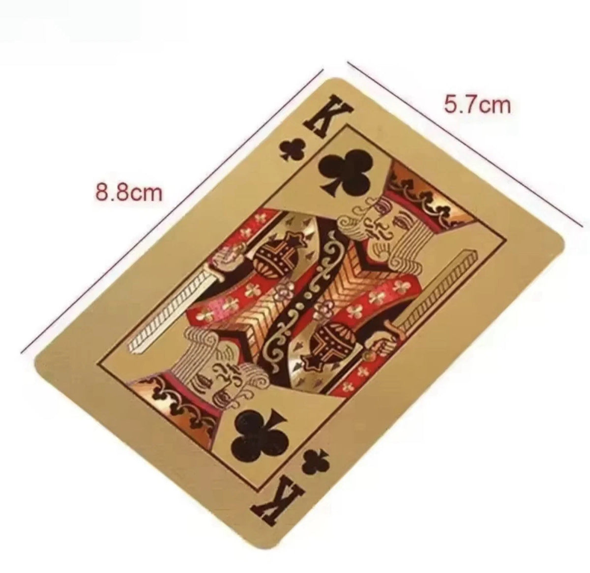 24K GOLD FOIL POKER PLAYING CARDS WITH CERTIFICATE OF AUTHENTICITY ...