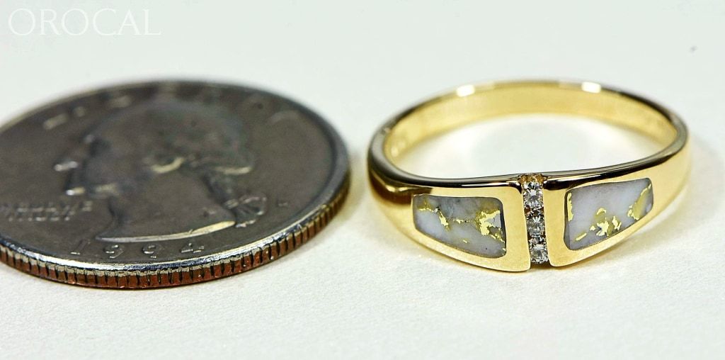 Gold Quartz Ring "Orocal" RL1057DQ Genuine Hand Crafted Jewelry - 14K ...