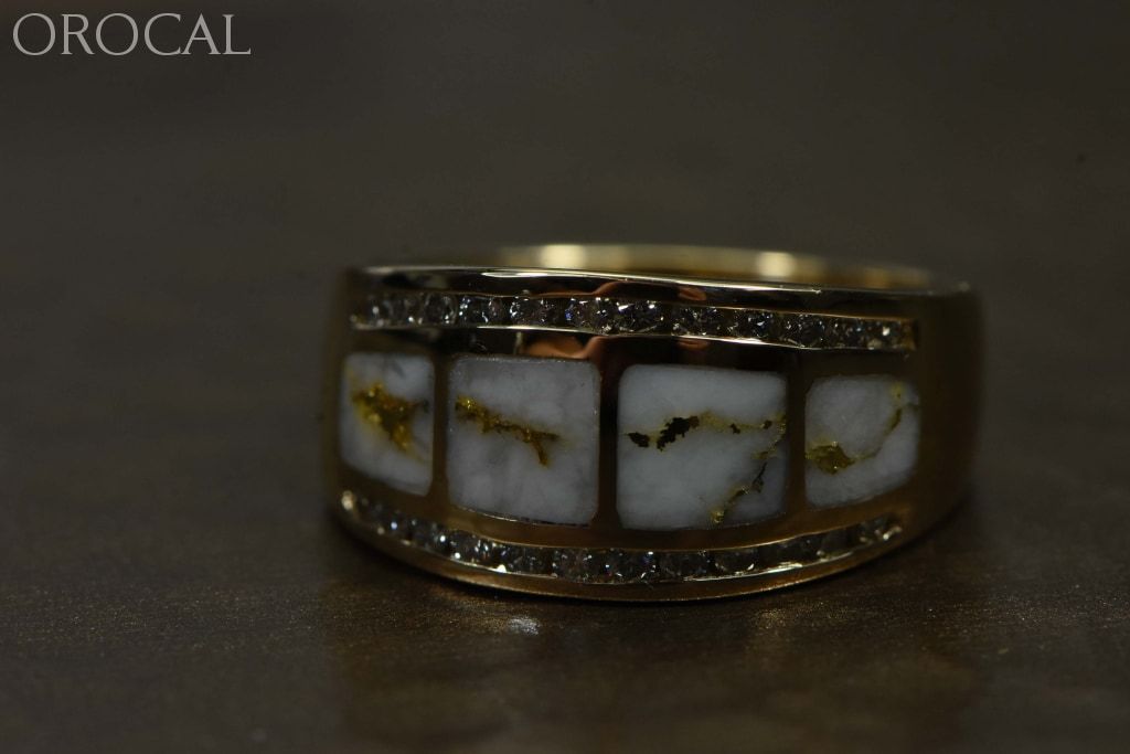 Gold Quartz Ring "Orocal" RL1075DQ Genuine Hand Crafted Jewelry - 14K ...