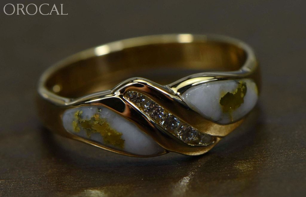 Gold Quartz Ring "Orocal" RL612D10Q Genuine Hand Crafted Jewelry - 14K ...