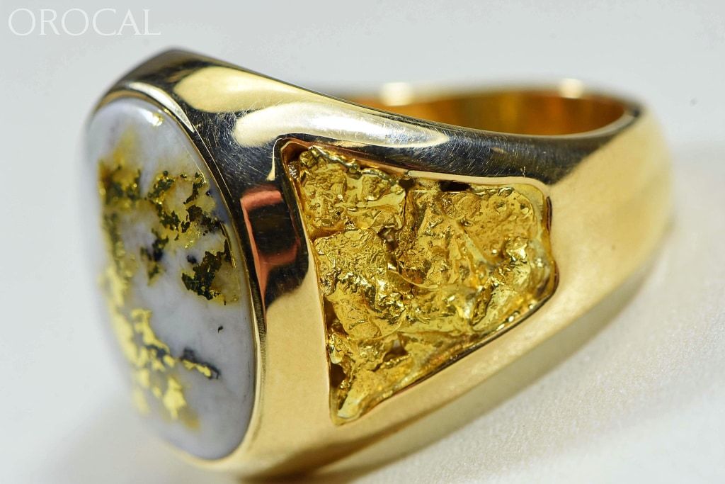 Gold Quartz Ring "Orocal" RM552Q Genuine Hand Crafted Jewelry - 14K Go ...