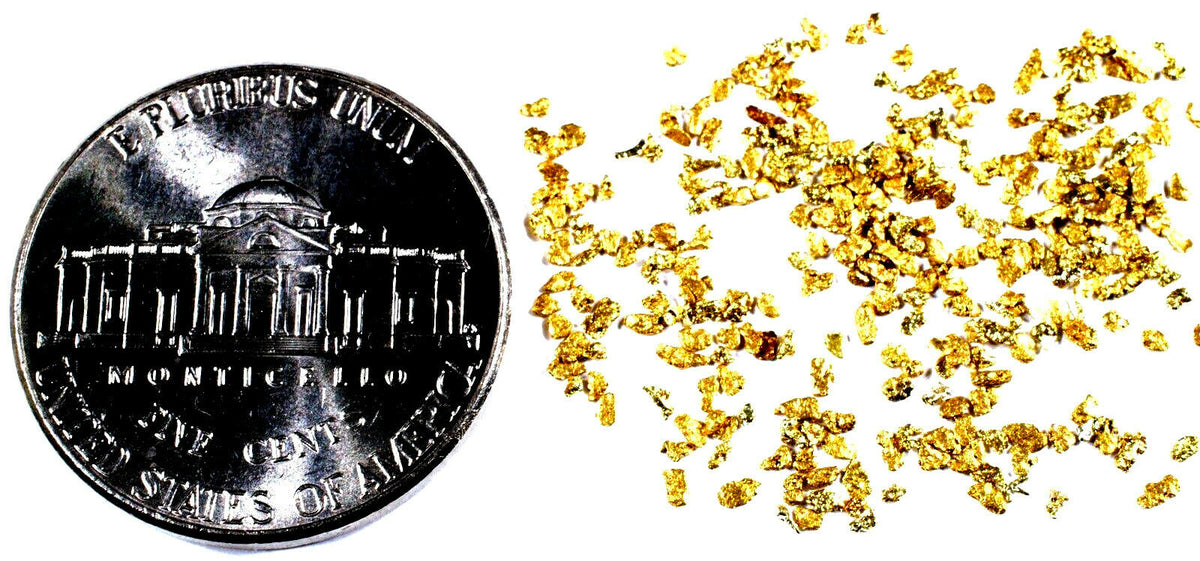2.000 GRAMS ALASKAN YUKON BC NATURAL PURE GOLD NUGGETS #30 MESH ...