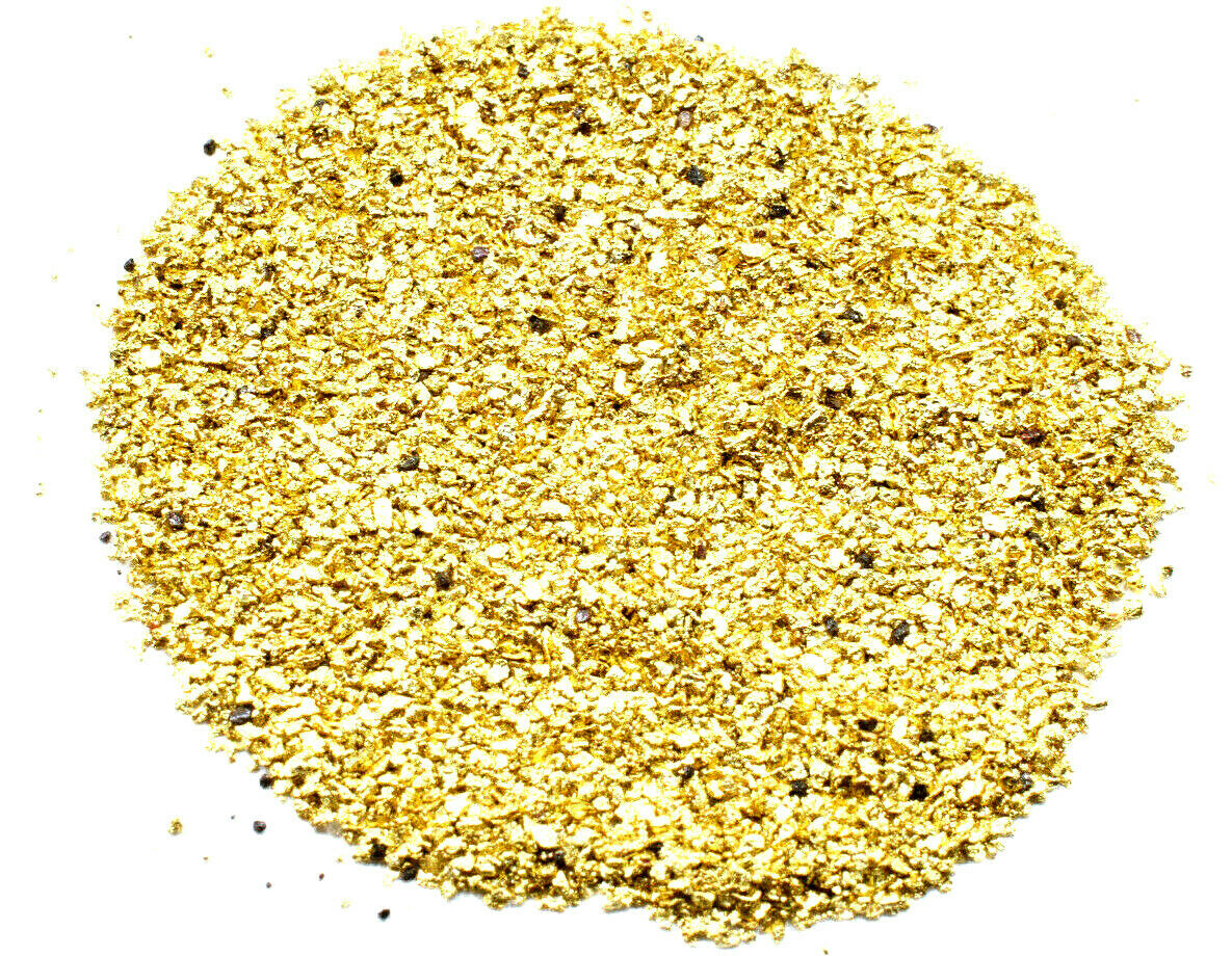 1.550 GRAMS ALASKAN YUKON BC NATURAL PURE GOLD NUGGETS #50 MESH WITH B ...