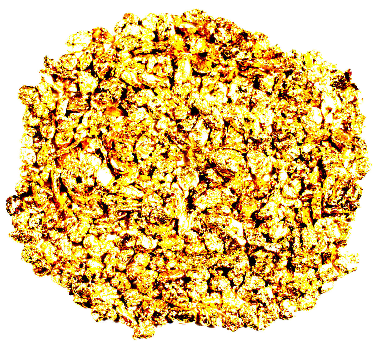 1.000 GRAMS ALASKAN YUKON BC NATURAL PURE GOLD NUGGETS #18 MESH ...