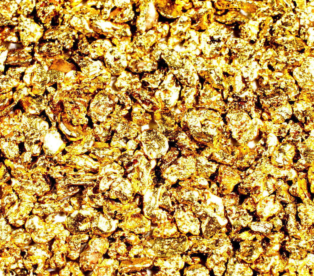 2 TROY OZ ALASKAN YUKON BC NATURAL PURE GOLD NUGGETS #18 MESH – LIQUID ...