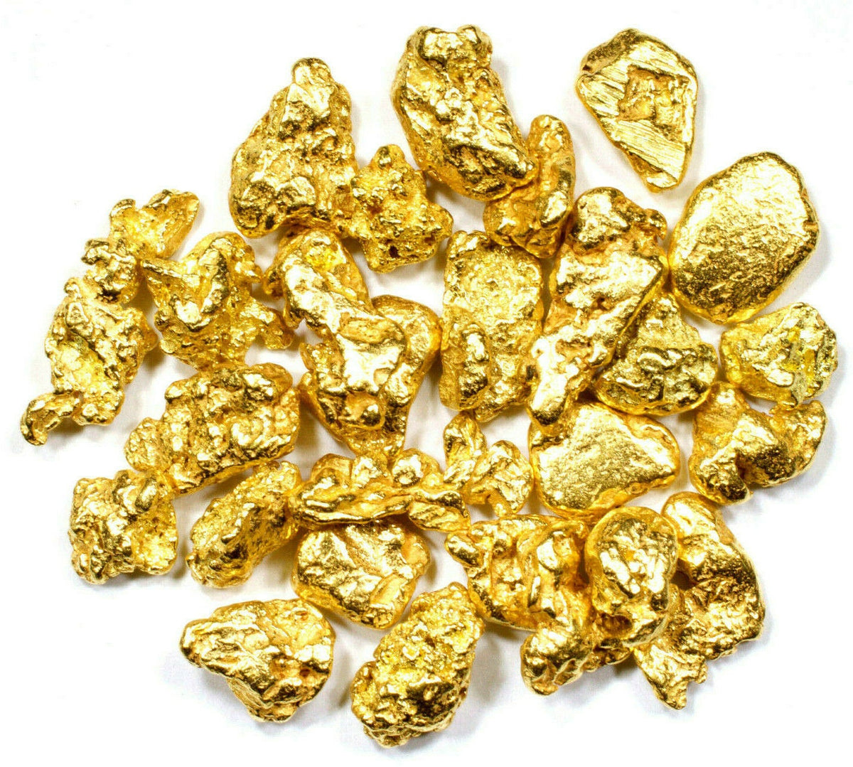 3.000 GRAMS ALASKAN YUKON BC NATURAL PURE GOLD NUGGETS #6 MESH – LIQUID ...